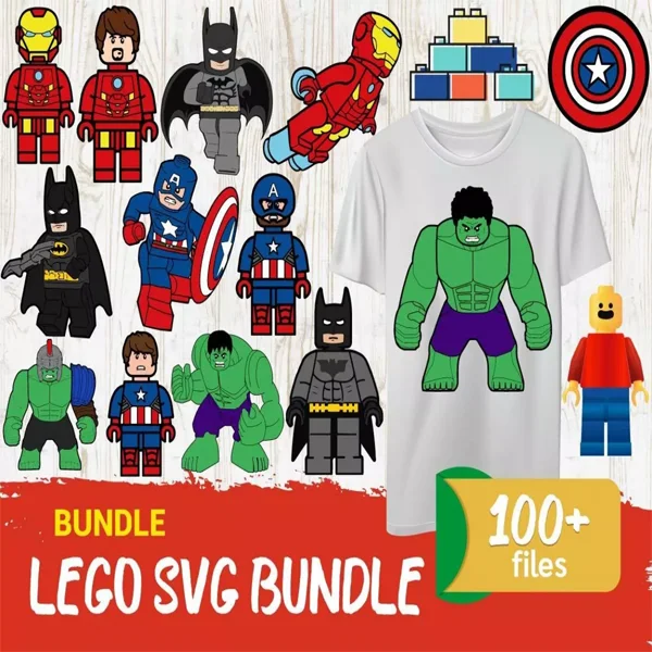 LEGO SVG Bundle - Perfect for Cricut and Silhouette Users ️