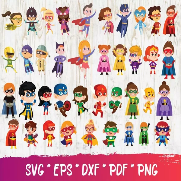 Marvel SVG Bundle - Perfect for Superhero Crafts & Projects