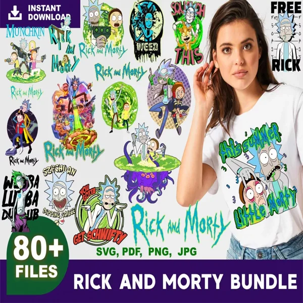 Rick and Morty SVG Bundle - Unique Designs for Cricut Projects