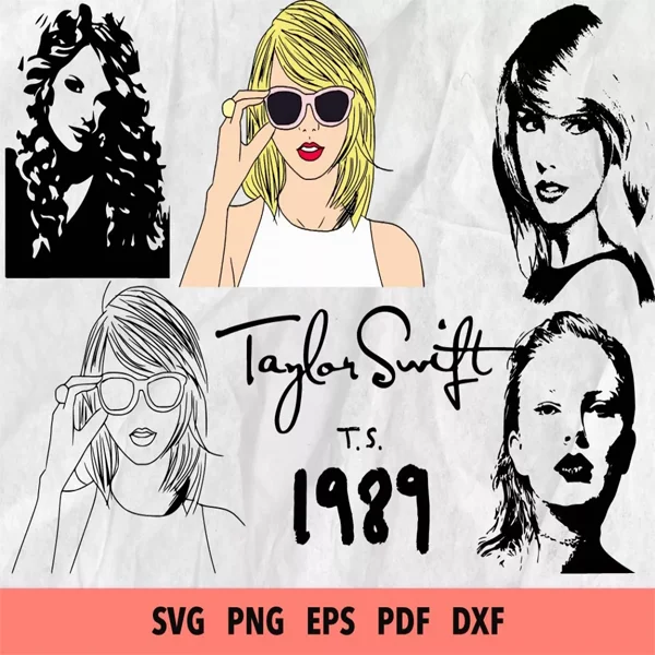 Taylor Swift SVG Bundle - Perfect for Swifties & DIY Projects